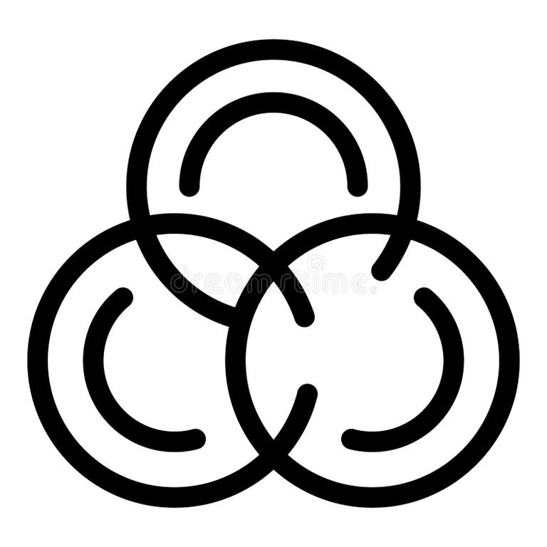 Interlocking Circles Stock Illustrations – 1,459 Interlocking Circles ...