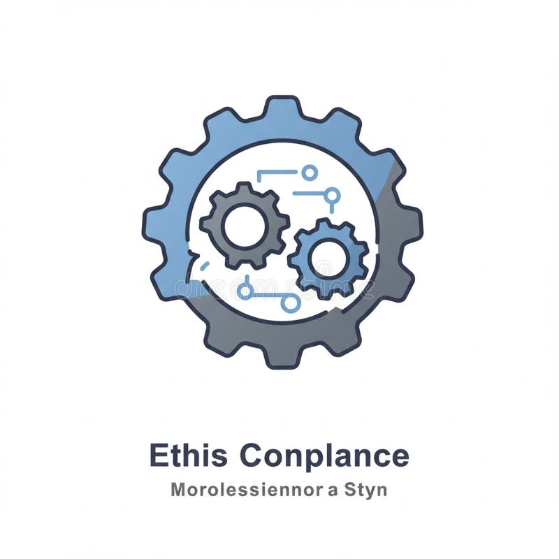 Three Interlocking Gears Form the Central Design. the Largest Gear ...