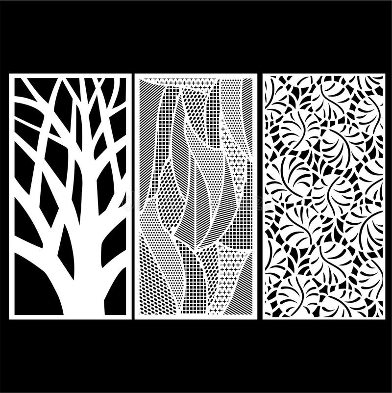 Jali Pattern Vector Cnc and Laser Design Decorative SVG AA11D Stock ...