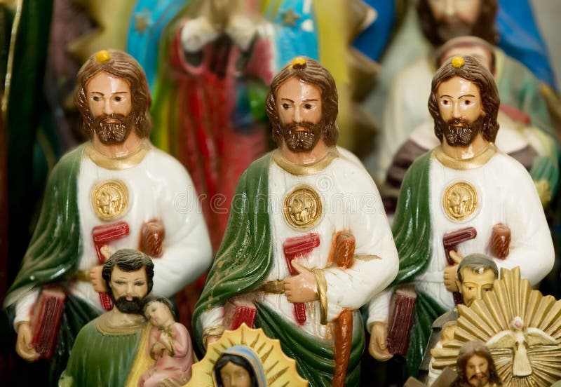 Three Jesus Statues stock image. Image of christ, blessing - 3675675
