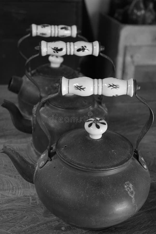 Three Kettles stock image. Image of 1800s, home, boil - 39177437