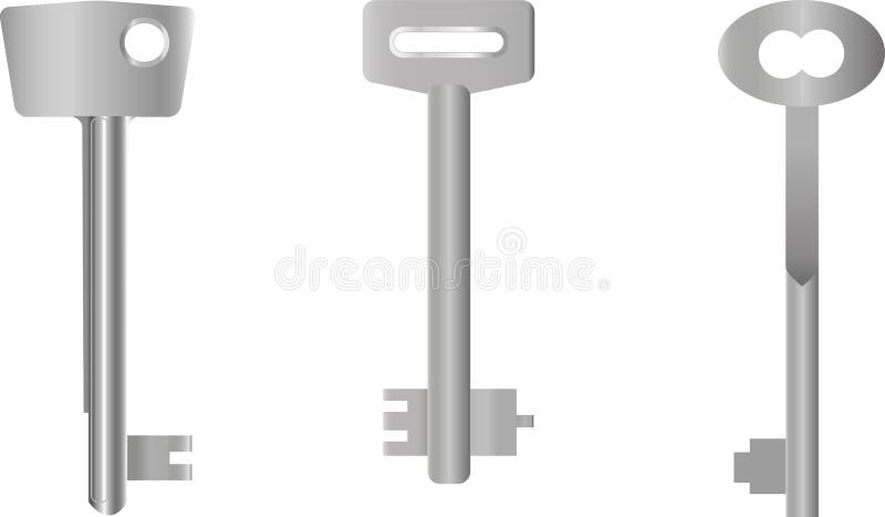 Three keys stock image. Image of retro, iron, metal, security - 29020233