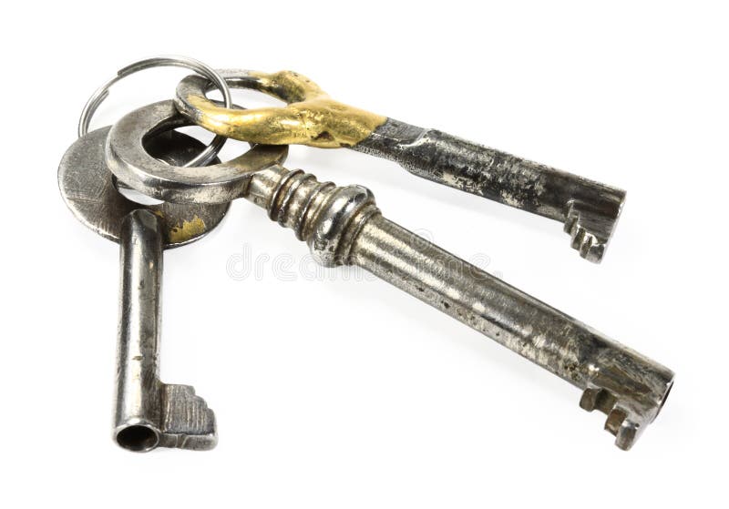 Three keys stock photo. Image of lockup, steel, metal - 1789910