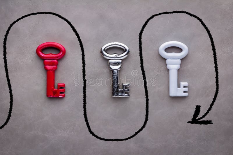 Three Keys on Hay Texture Background Stock Photo - Image of hang ...