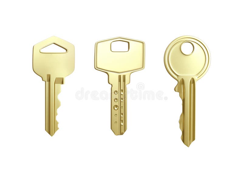 Three keys stock vector. Illustration of helping, assistance - 19591171