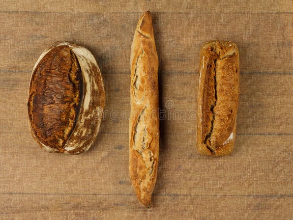 Three kinds of bread stock image. Image of breadwinner - 281503675