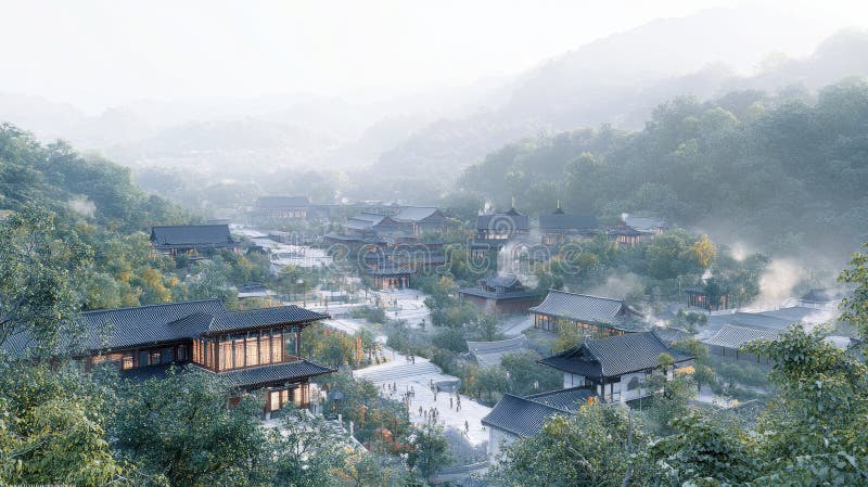 Three Kingdoms, Ancient Chinese Cities, a City Set on a Mountainside ...