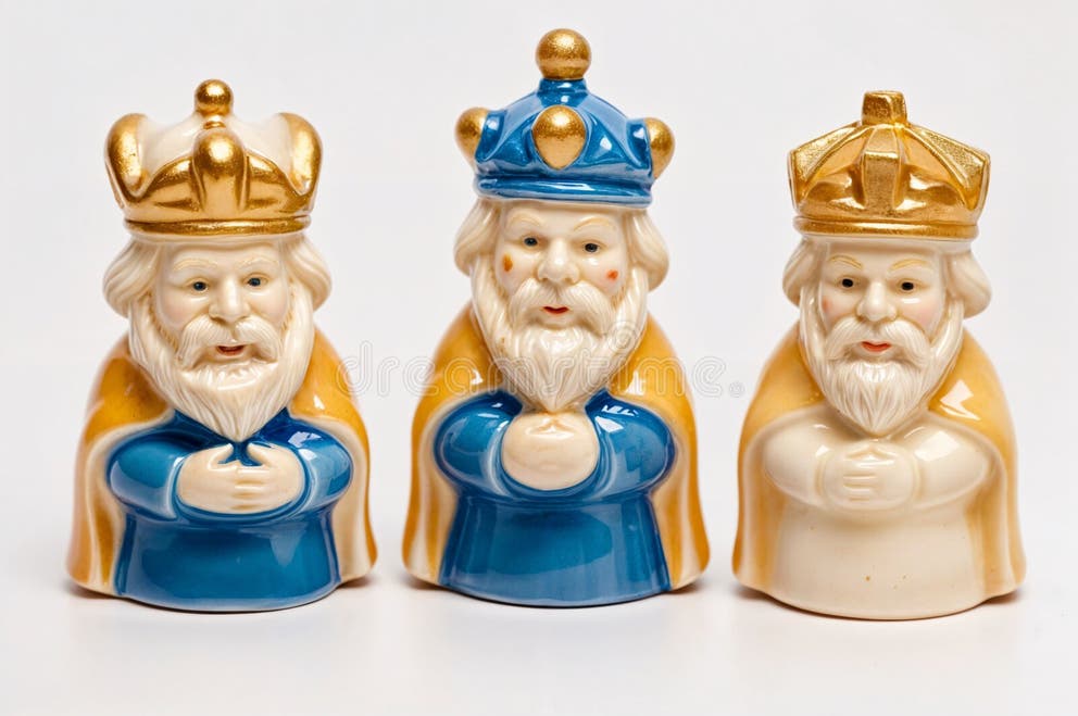 Three Kings of the Kings Figures of the Roscon De Reyes Stock Image ...