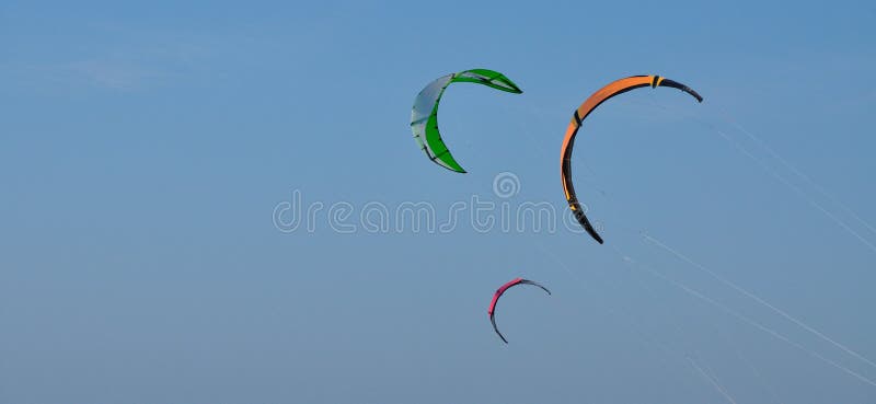 Three kites stock photo. Image of attitude, outdoor, kite - 34698158
