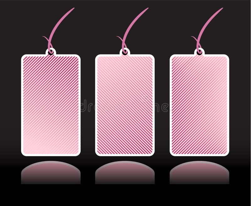 Three label stock vector. Illustration of empty, word - 12475877