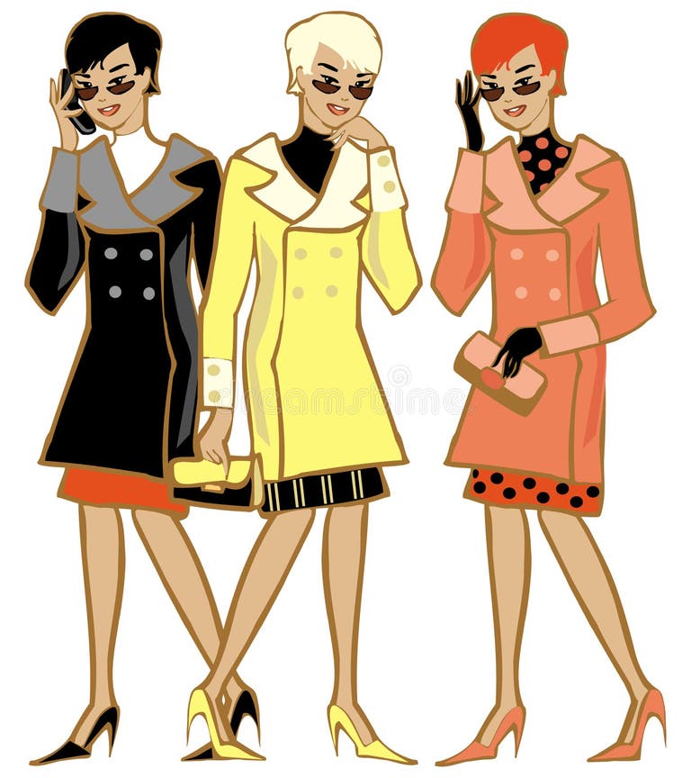 Ladies Short Stock Illustrations – 1,018 Ladies Short Stock ...