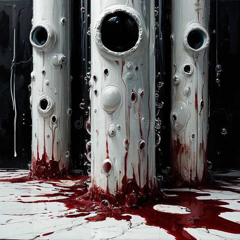 Abstract tree trunks stock photo. Image of iron, photograph - 375610182