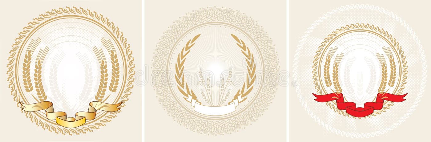 Wheat Ribbon Clip Art Stock Illustrations – 131 Wheat Ribbon Clip Art ...