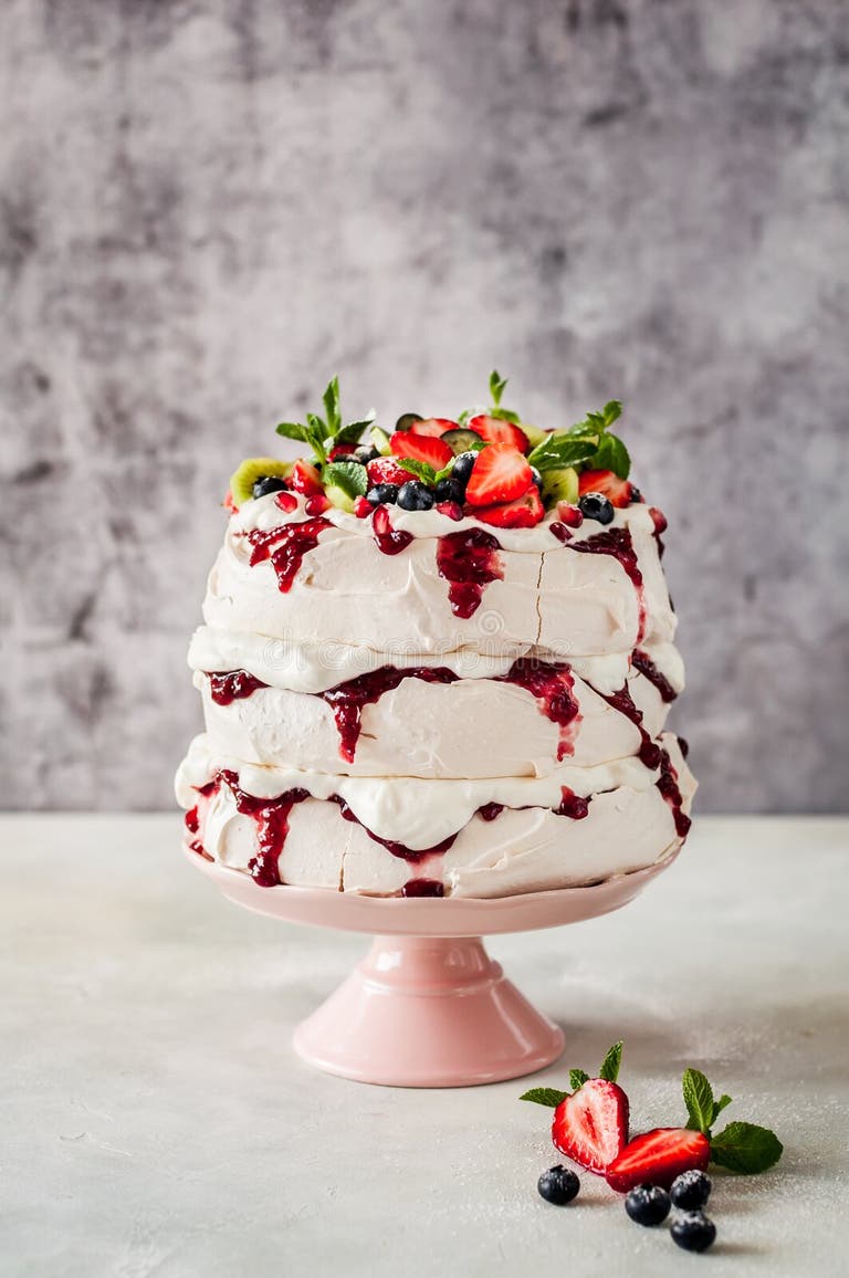 543 Berry Three Layer Cake Stock Photos - Free & Royalty-Free Stock ...