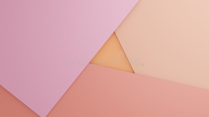 Three Layers of Different Colors Forming an Abstract Background. 3D ...