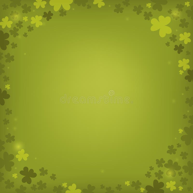 Three Leaf Clover Abstract Background 6 Stock Vector - Illustration of ...