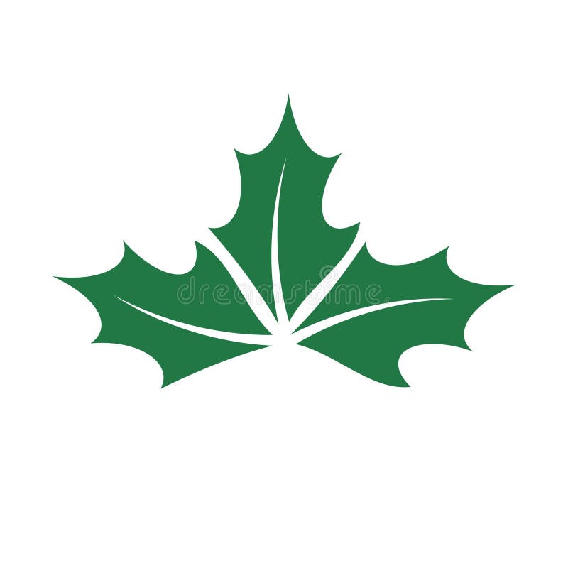 Sapling with Three Leaves Line and Solid Icon, Nature Concept, Sprout ...