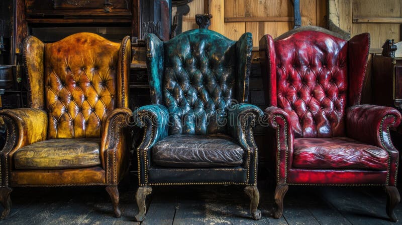 Three Chairs Lined Up Row Stock Photos - Free & Royalty-Free Stock ...