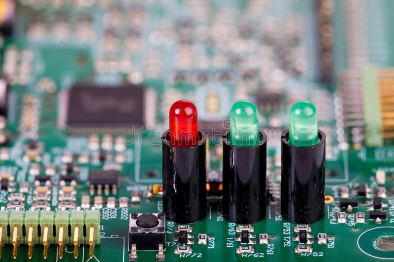 Red Leds Circuit Board Stock Photos - Free & Royalty-Free Stock Photos ...