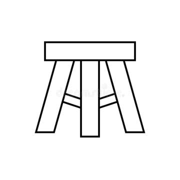 Three Legged Stool Stock Illustrations – 69 Three Legged Stool Stock ...