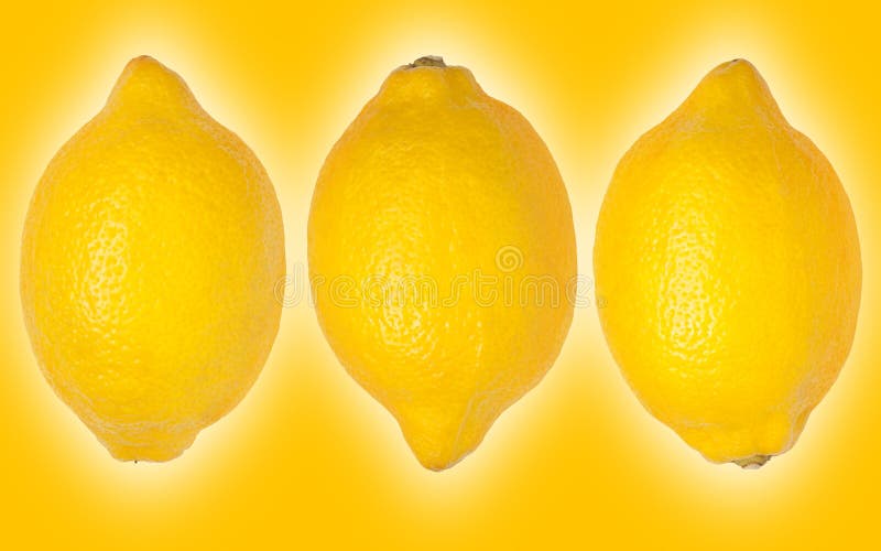 Three lemons stock photo. Image of juice, crop, nature - 19414254