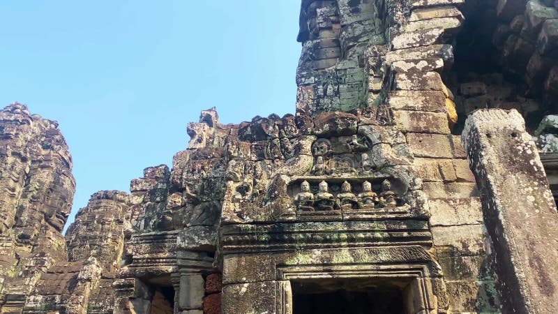 The Three-level Mount Bayon Temple, a Temple of the Khmer Civilization ...