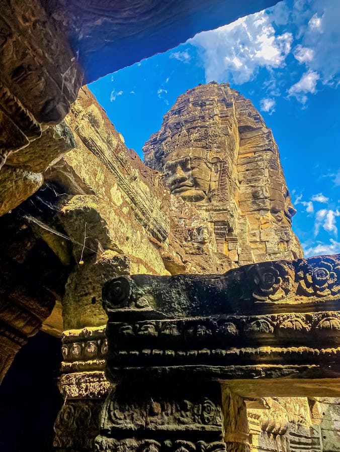 The Three-level Mount Bayon Temple, a Temple of the Khmer Civilization ...
