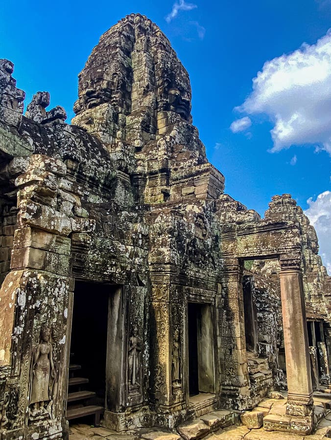 The Three-level Mount Bayon Temple, a Temple of the Khmer Civilization ...