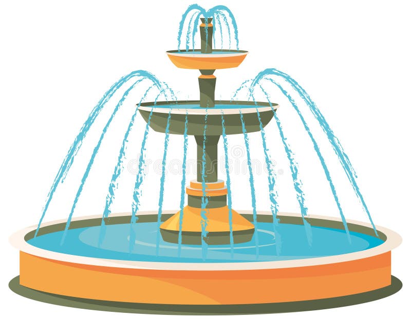 Animated Water Fountain Clipart