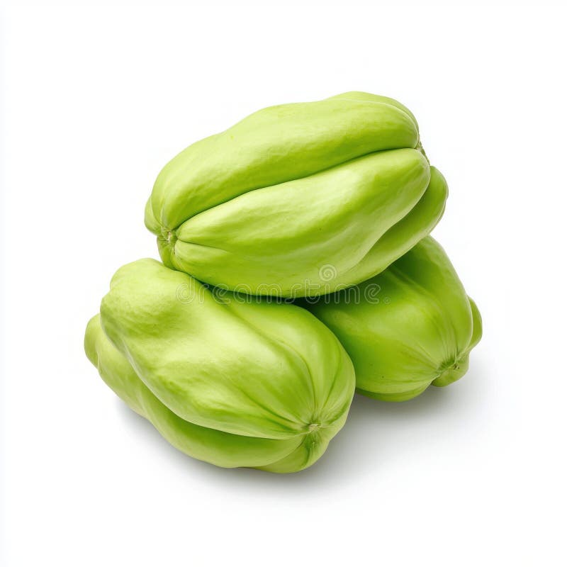 Stack of Green Chayotes stock image. Image of produce - 367331815