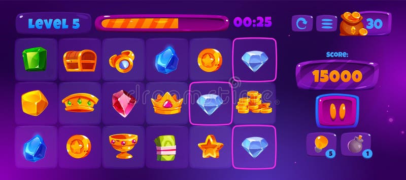 Game Score Ui Stock Illustrations – 1,147 Game Score Ui Stock ...