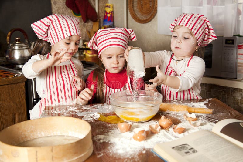 Little Chefs stock photo. Image of kids, isolated, family - 2810408