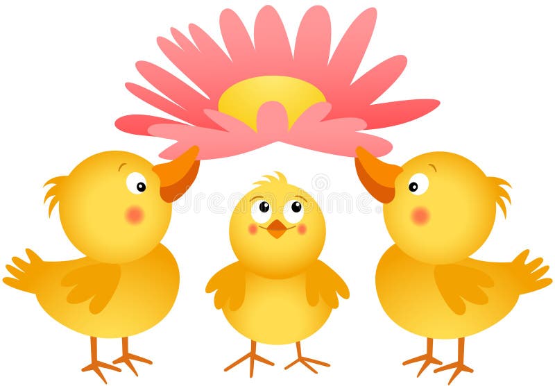 Chicks flower yellow 13 stock vector. Illustration of vector - 197982567