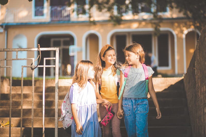 Girls leaving a car stock photo. Image of girls, smile - 33477758