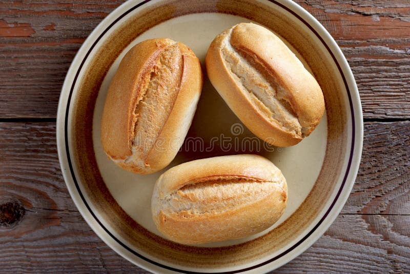 Three loaves of bread stock photo. Image of roll, pastry - 230675158