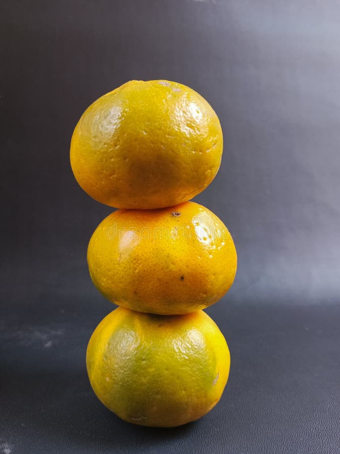 Three Local Oranges with a Fresh and Sweet Taste Stock Image - Image of ...