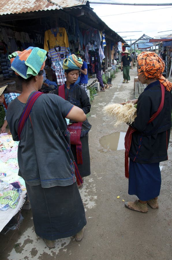 Three Local Women Having a Chat at the Market Editorial Stock Photo ...