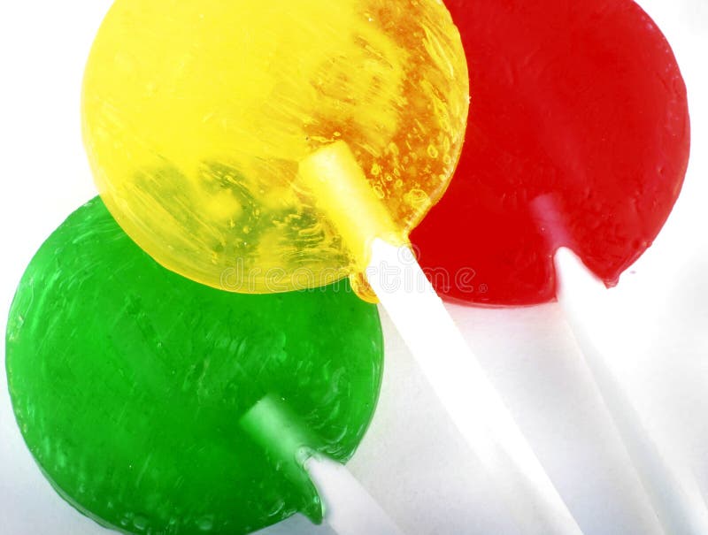 Three Lollipops stock image. Image of candy, taste, color - 522137