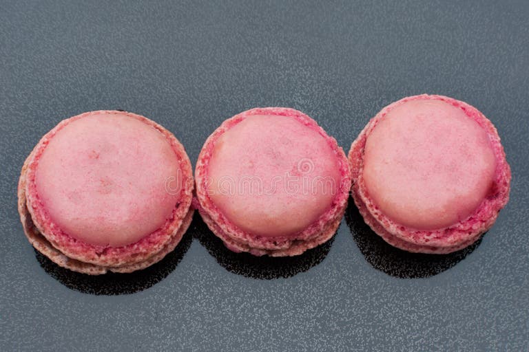 Three macarons stock photo. Image of food, cooking, maccarone - 84817446