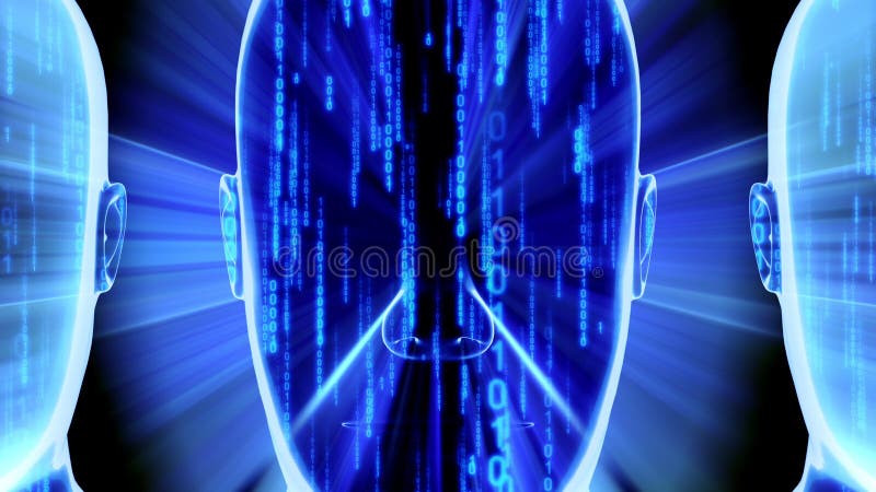 Red Binary Code Falling Down - Matrix Concept - 3D, 4k Animation Stock ...