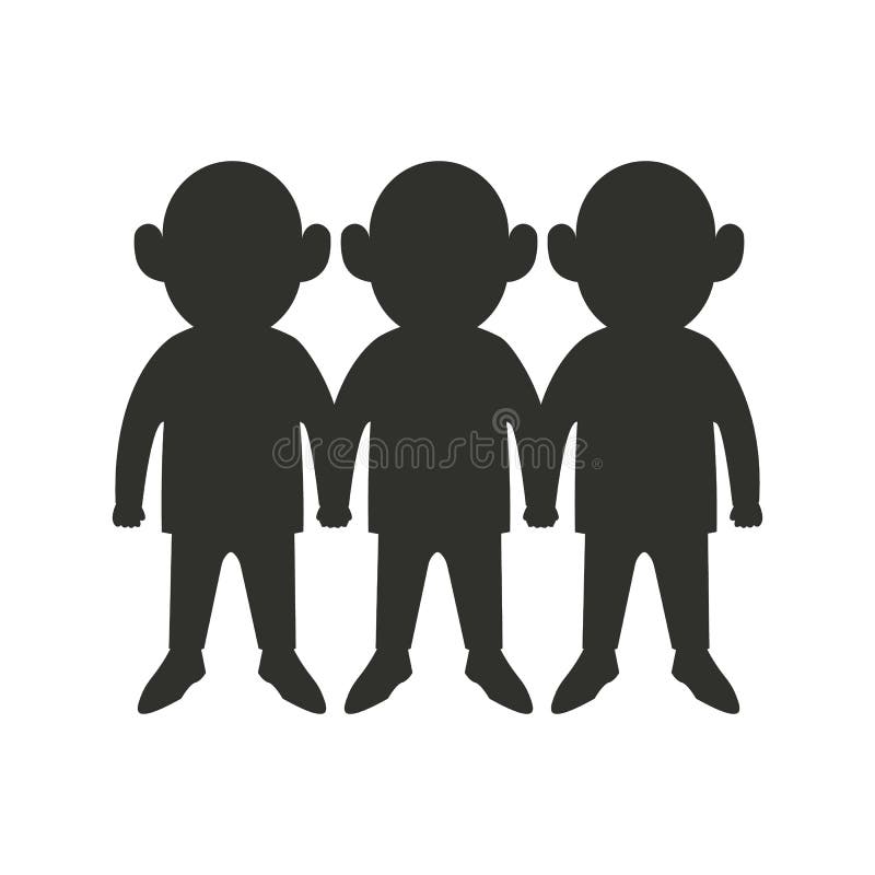 Unity Three Logo People Illustration Stock Vector - Illustration of ...