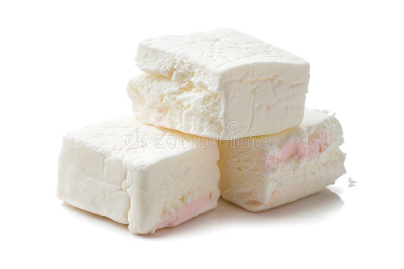 Three Marshmallows Stacked One on Top of the Other, Possibly for a Fun ...