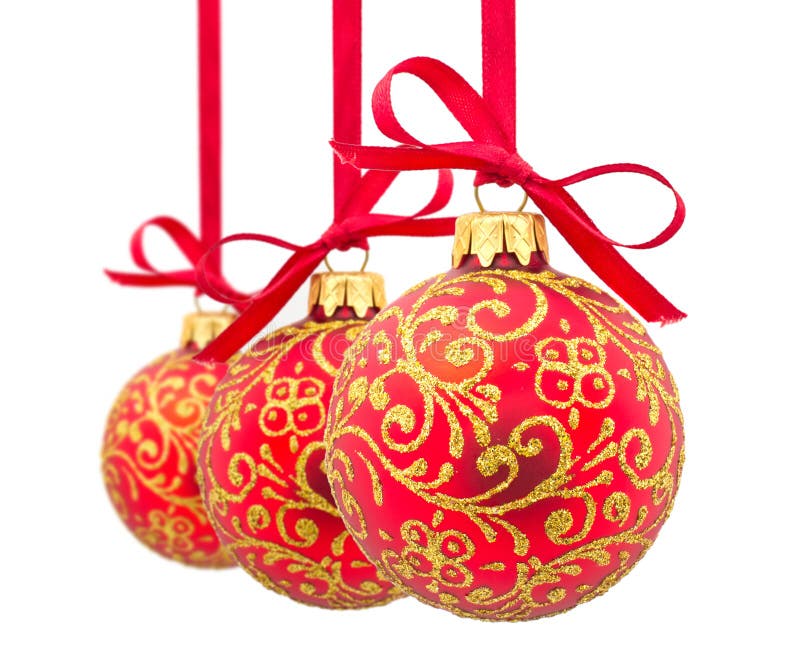 Three x-mas ball stock photo. Image of spirit, celebration - 21915460