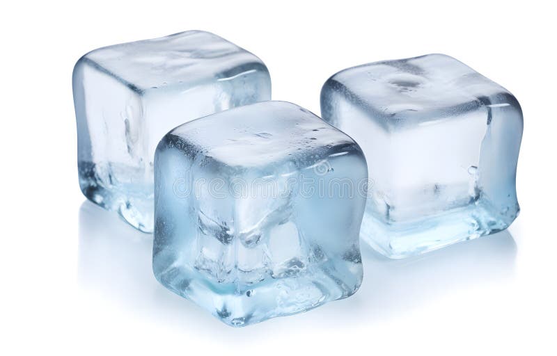Three Ice Cubes White Background Stock Illustrations – 317 Three Ice ...