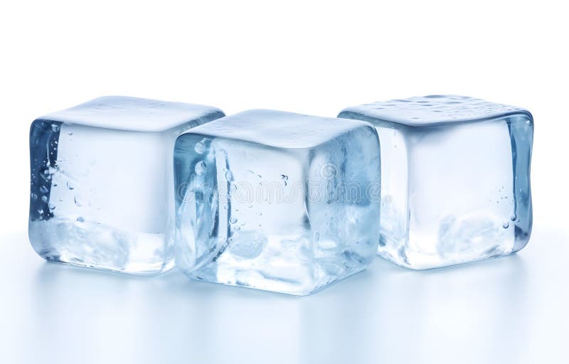 Three Ice Cubes White Background Stock Illustrations – 317 Three Ice ...