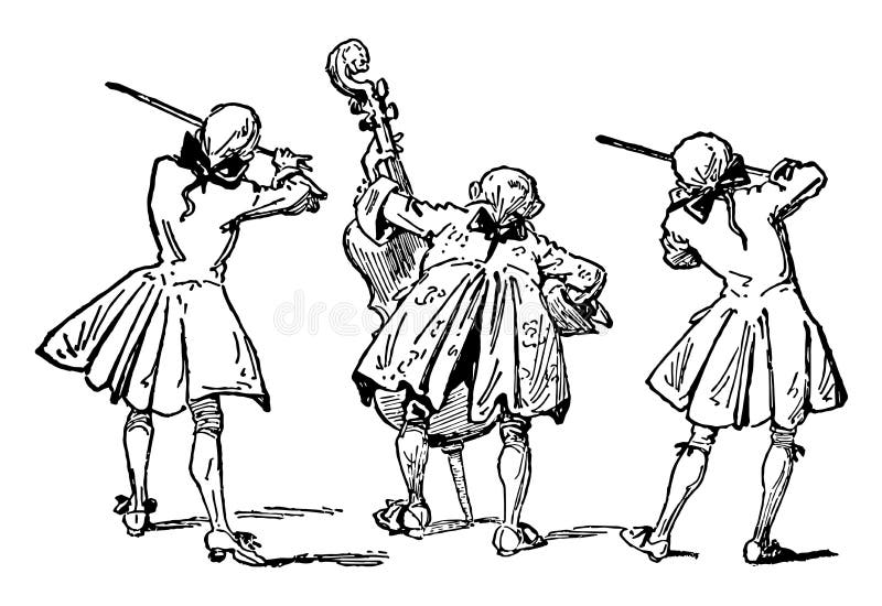 String Instruments Drawing Black White Stock Illustrations – 168 String ...