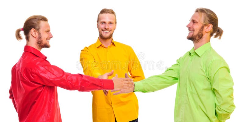 Red Green Business Men Handshake Stock Photos - Free & Royalty-Free ...