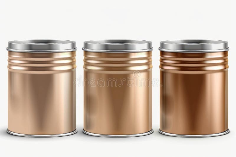 Metallic Cut Up Tin Cans in Bright Colours As an Abstract Background ...