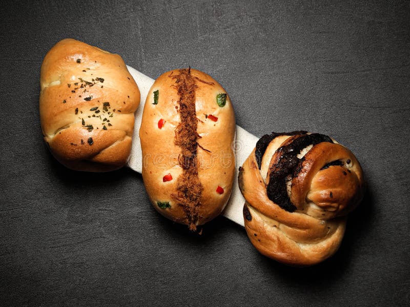 Three Mini Sweet Bun Top View Stock Photos - Free & Royalty-Free Stock ...