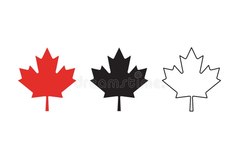 Maple Leaf Solid Icon Stock Illustrations – 475 Maple Leaf Solid Icon ...
